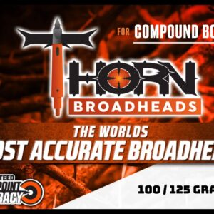 Thorn Archery Broadhead 2 Blade 100 gr. 3 pk., Orange