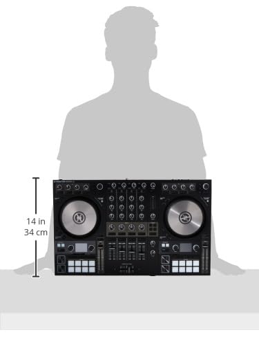 Native Instruments Traktor Kontrol S4 Mk3 DJ Controller, 21.34 x 13.35 x 2.38 inches