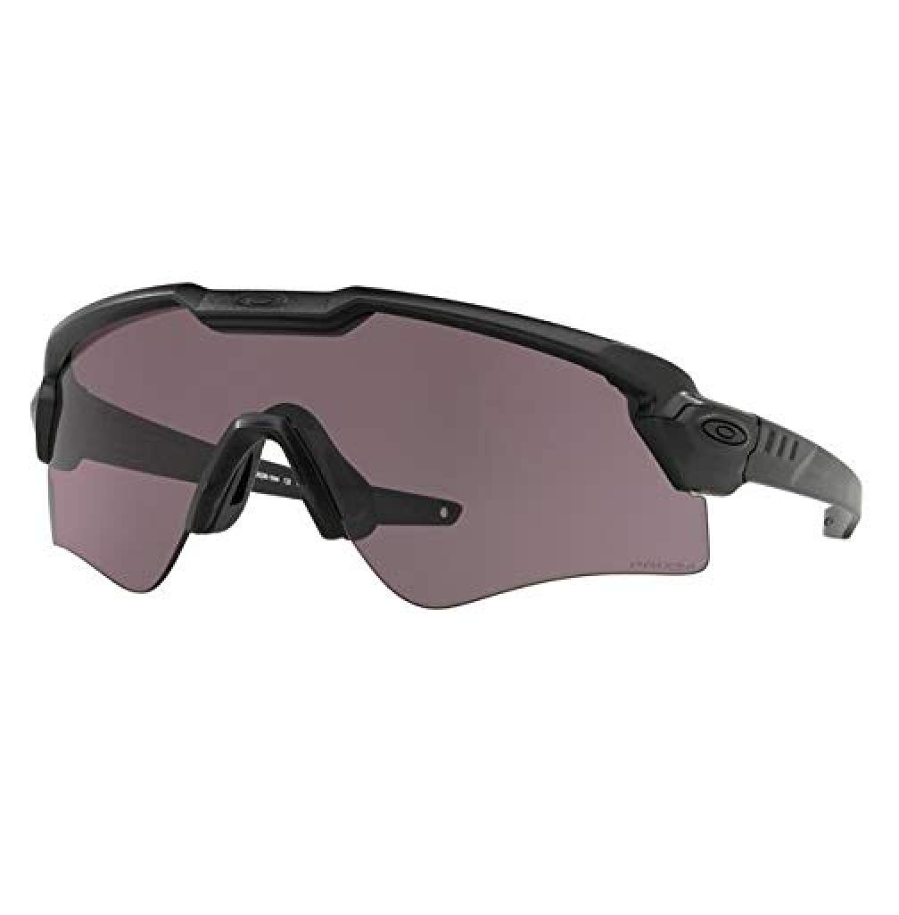 Oakley Men's SI Ball M Frame Rectangular Sunglasses, Matte Black/Prism Gray, One Size