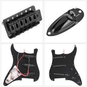 DIY Electric Guitar Kits, Pickguard Back Cover Bridge System for Guitars Electric guitar accessories