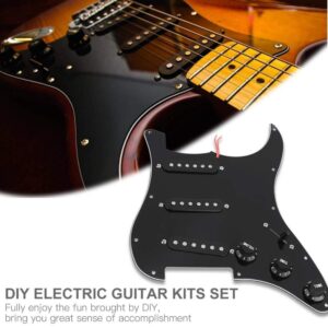 DIY Electric Guitar Kits, Pickguard Back Cover Bridge System for Guitars Electric guitar accessories