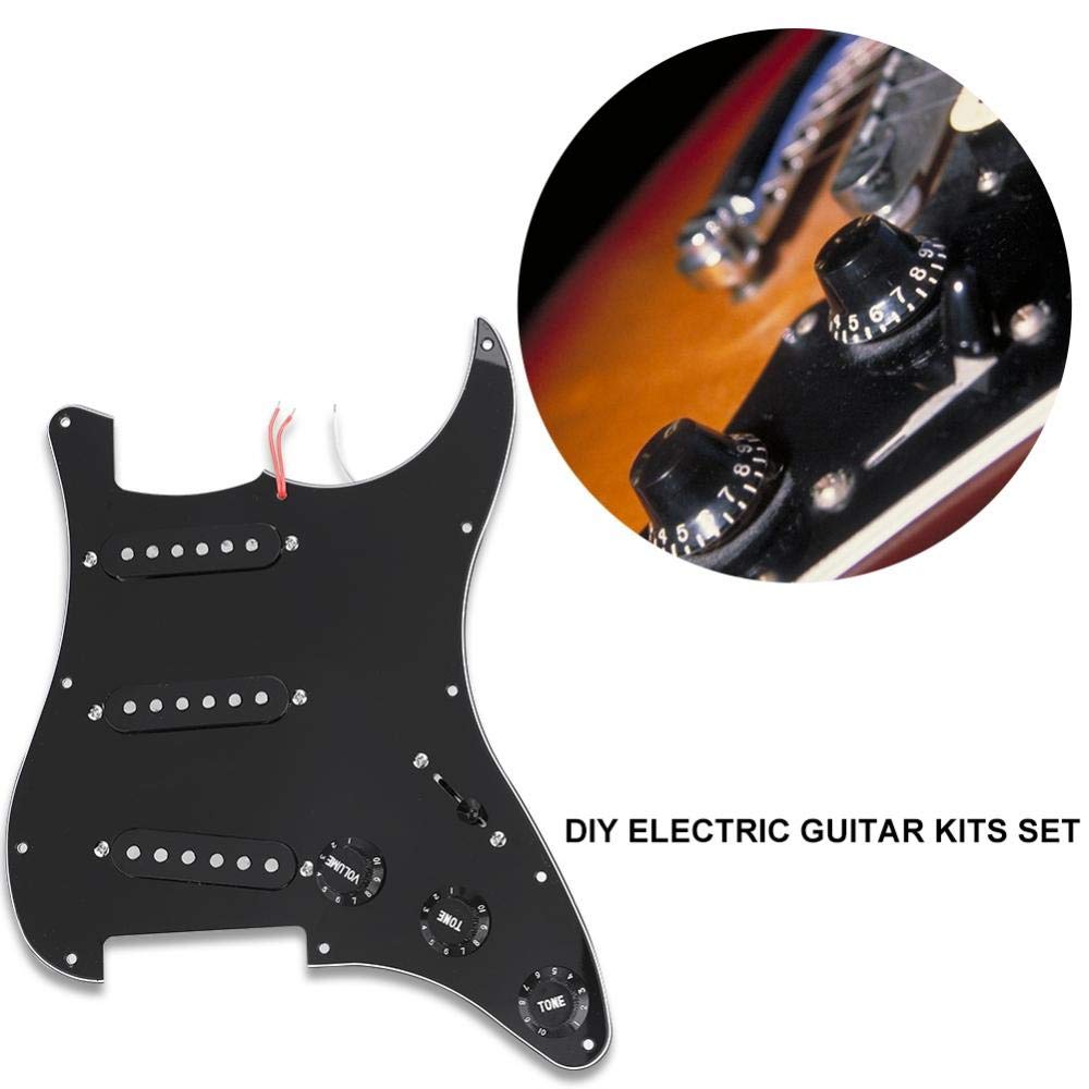 DIY Electric Guitar Kits, Pickguard Back Cover Bridge System for Guitars Electric guitar accessories