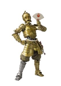 bluefin bandai tamashii nations meisho movie realization honyaku karakuri c-3po "star wars" action figure, multi, one-size