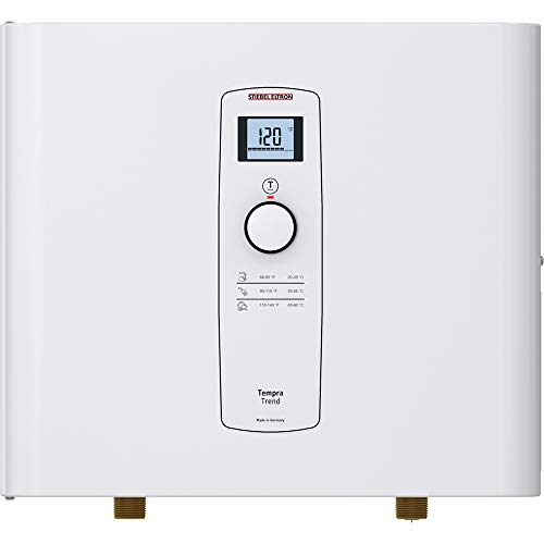 Stiebel Eltron Tankless Water Heater - Tempra 20 Trend – Electric, On Demand Hot Water, Eco, White