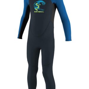 O'Neill Kids Reactor-2 2 mm Back Zip Full Slate/Black/Ocean 4 Little Kids