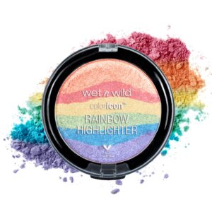 wet n wild fantasy makers color icon rainbow highlighter make up moonstone mystique