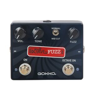 gokko audio gk-31 octave fuzz overdrive guitar effects pedal