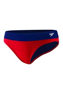 speedo women's guard swimsuit bottom endurance hipster , us red, large