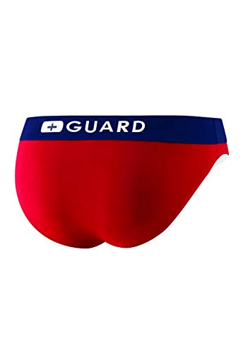 Speedo Women's Guard Swimsuit Bottom Endurance Hipster , Us Red, Large