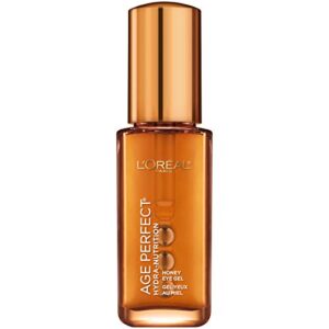 l'oreal paris skincare age perfect hydra nutrition eye gel with manuka honey and nurturing oils, eye treatment gel for dry skin, de-puffing rollerballs to reduce puffy eyes, paraben free, 0.5 fl. oz.