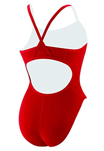 Speedo Women's Guard Swimsuit One Piece Endurance Flyback , Flyback Us Red, 34