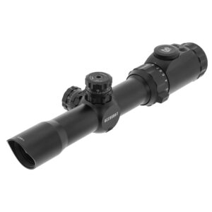 utg leapers inc 1-8x28mm 30mm mrc scope, ie, bg4 reticle, with accu-sync, black (scp3-18iebg4)