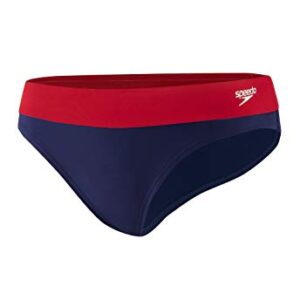 Speedo Women's Guard Swimsuit Bottom Endurance Hipster Speedo Navy, Large