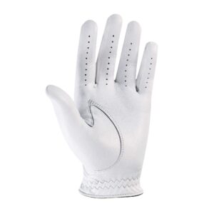 FootJoy Men's StaSof Golf Glove White Cadet Medium/Large, Worn on Left Hand