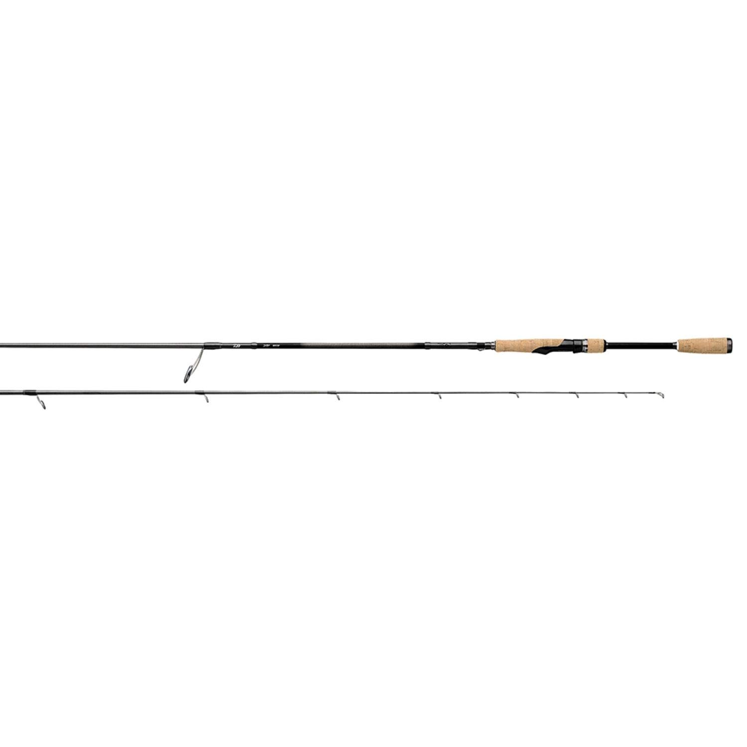 Daiwa TTU661MFS Daiwa, Tatula Bass 1 Piece Spinning Rod, 6'6" Length, 6-14 lb Line Rate, 1/8-3/4 oz Lure Rate, Medium Power