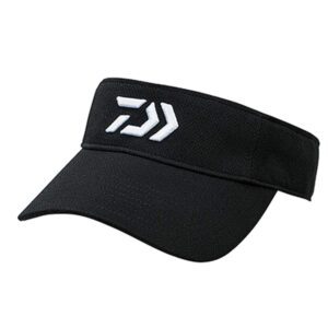 daiwa dvec-visor-blk d-vec logo black visor fishing equipment, multi, one size