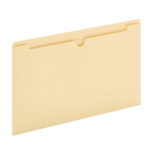 office depot manila single-top file jackets, 8 1/2in. x 14in., legal size, box of 100, odb3015