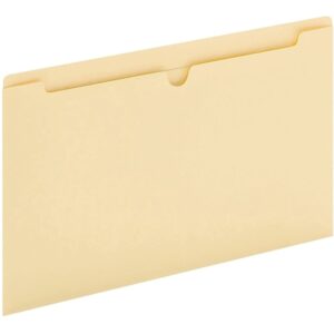 Office Depot Manila Single-Top File Jackets, 8 1/2in. x 14in., Legal Size, Box Of 100, ODB3015