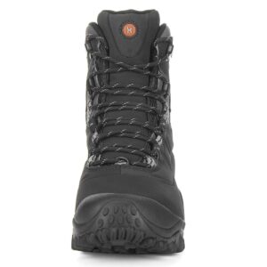 XPETI Men’s Thermator Mid-Rise Waterproof Hiking Boot Insulated Non-Slip Black 13