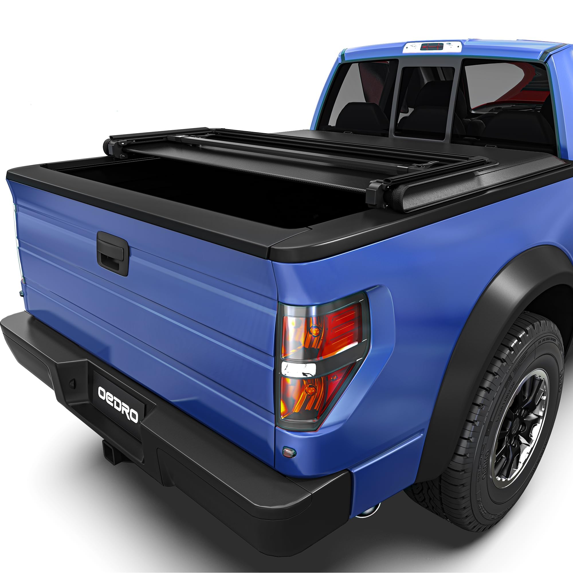 OEDRO Soft Tri-Fold Truck Bed Tonneau Cover Compatible with 2009-2014 Ford F-150 F150 Compatible with 5.5 Feet Bed