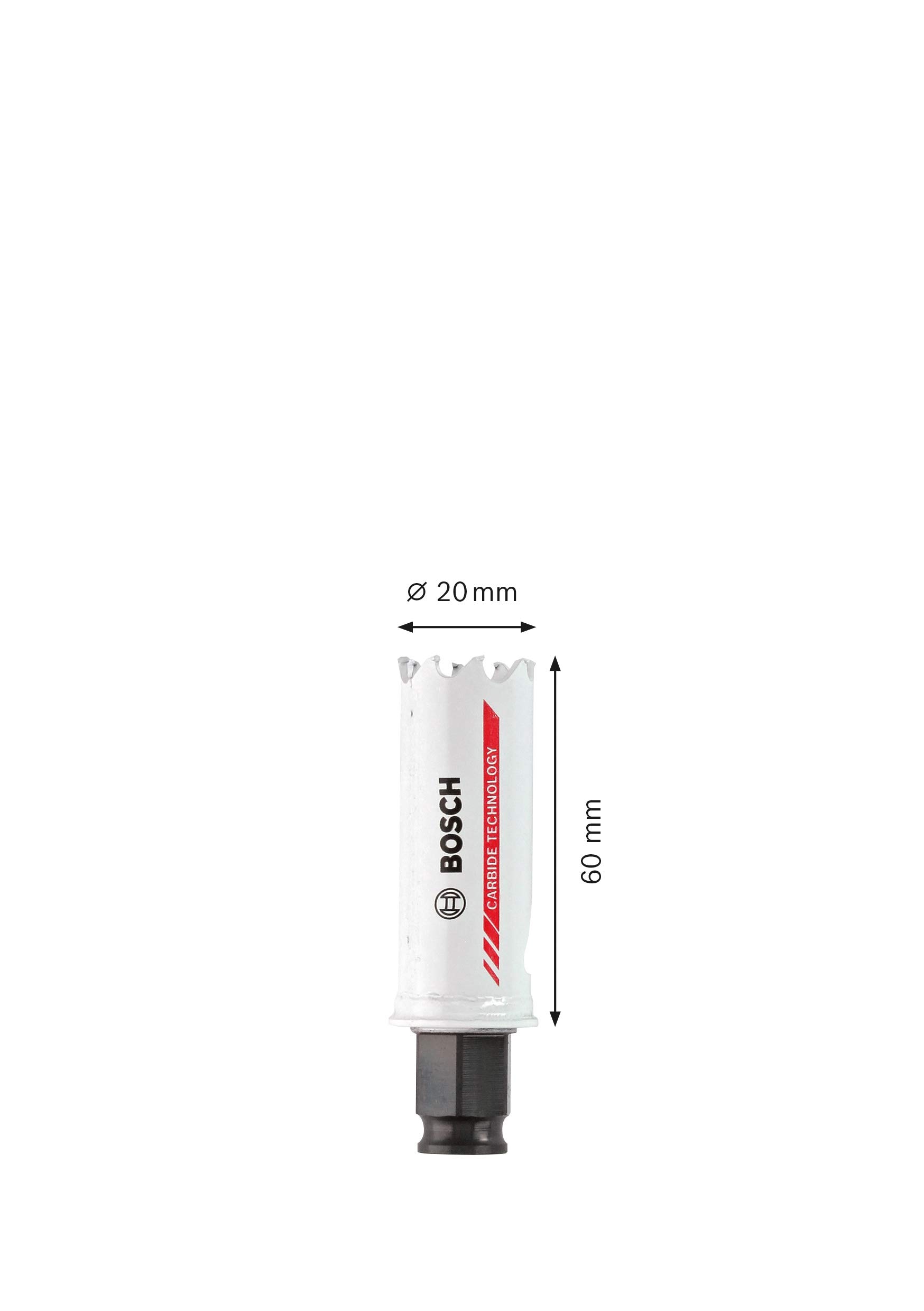 Bosch Professional 2608594163 Tungsten Carbide Hole Saw Endurance for Heavy Duty (Ø 20 mm, Drill Accessories)