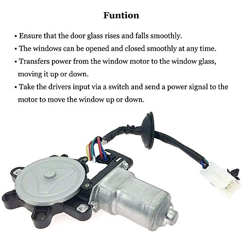 Window Lift Motor Front Right Passenger Side for 2003-2009 Nissan 350Z 2003-2007 Infiniti G35 Coupe Model Replace 80730-CD00A 80730CD00A