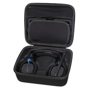 aproca hard protective case compatible with astro gaming a50 wireless dolby gaming headset (black)