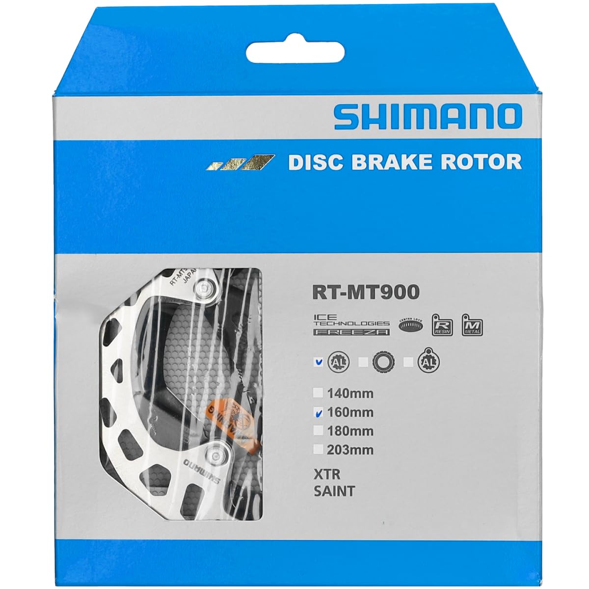 Shimano XTR RT-MT900 XTR disc rotor, Ice Tech FREEZA, 160 mm