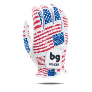 bg bender golf glove | wear on right | (usa, mens medium)