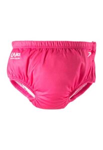 speedo unisex child swim diaper keep swimmin' premium toddler, bright pink, small us