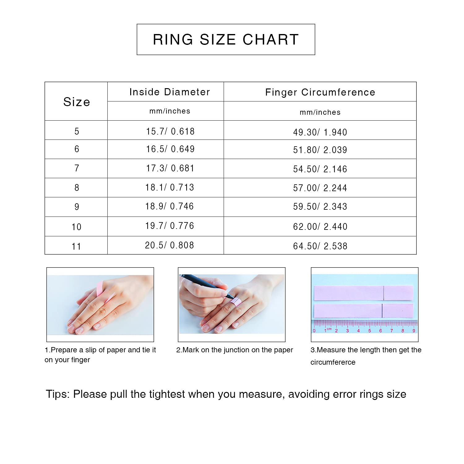 CIUNOFOR 13.7MM Cross Ring Enhancers for Women Statement Engagement Ring Silver Gold Rose Gold Plated Ring Engraving Customized Personalized (Tricolor, 9)