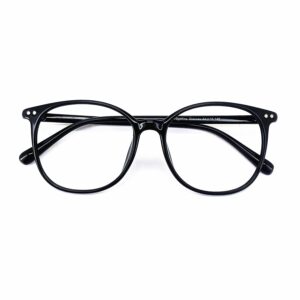 reading glasses anti blue light blocking reader oversized frame for women men for mid big face anti eyestains black 0