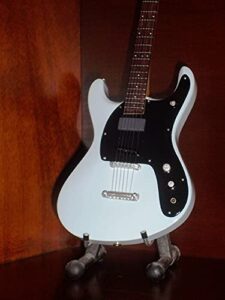 miniature light grey guitar for johnny ramone display gift