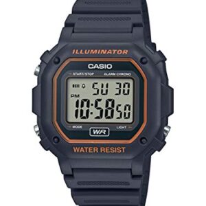 Casio Unisex F-108WH-8A2CF Illuminator Digital Display Quartz Black Watch