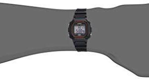 Casio Unisex F-108WH-8A2CF Illuminator Digital Display Quartz Black Watch