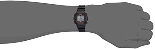 Casio Unisex F-108WH-8A2CF Illuminator Digital Display Quartz Black Watch