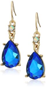 betsey johnson stone drop earrings