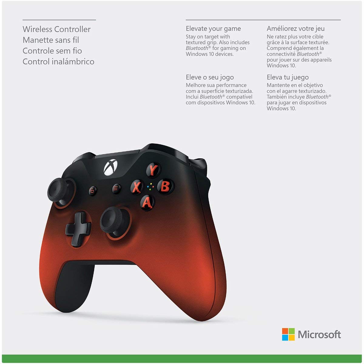 Microsoft Wireless Controller - Volcano Shadow Special Edition - Xbox One (Discontinued) (Renewed)