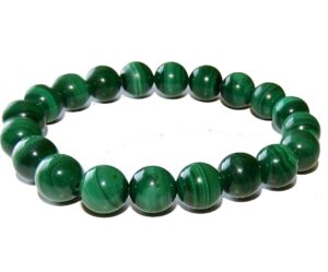 dhyanarsh original natural aaa malachite bracelet - genuine malachite for spiritual healing jewelry