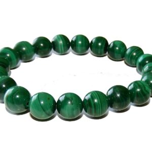 DHYANARSH Original Natural AAA Malachite Bracelet - Genuine Malachite for Spiritual Healing Jewelry