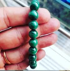 DHYANARSH Original Natural AAA Malachite Bracelet - Genuine Malachite for Spiritual Healing Jewelry