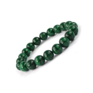 DHYANARSH Original Natural AAA Malachite Bracelet - Genuine Malachite for Spiritual Healing Jewelry