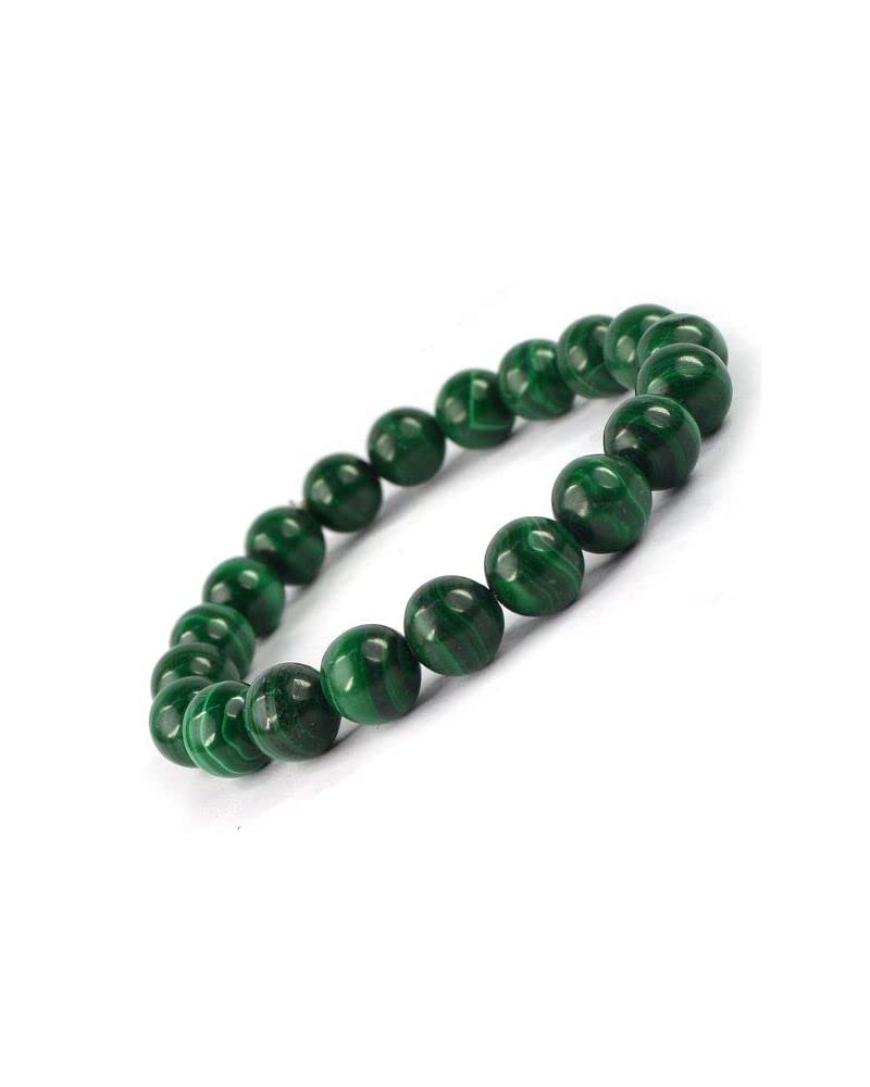 DHYANARSH Original Natural AAA Malachite Bracelet - Genuine Malachite for Spiritual Healing Jewelry