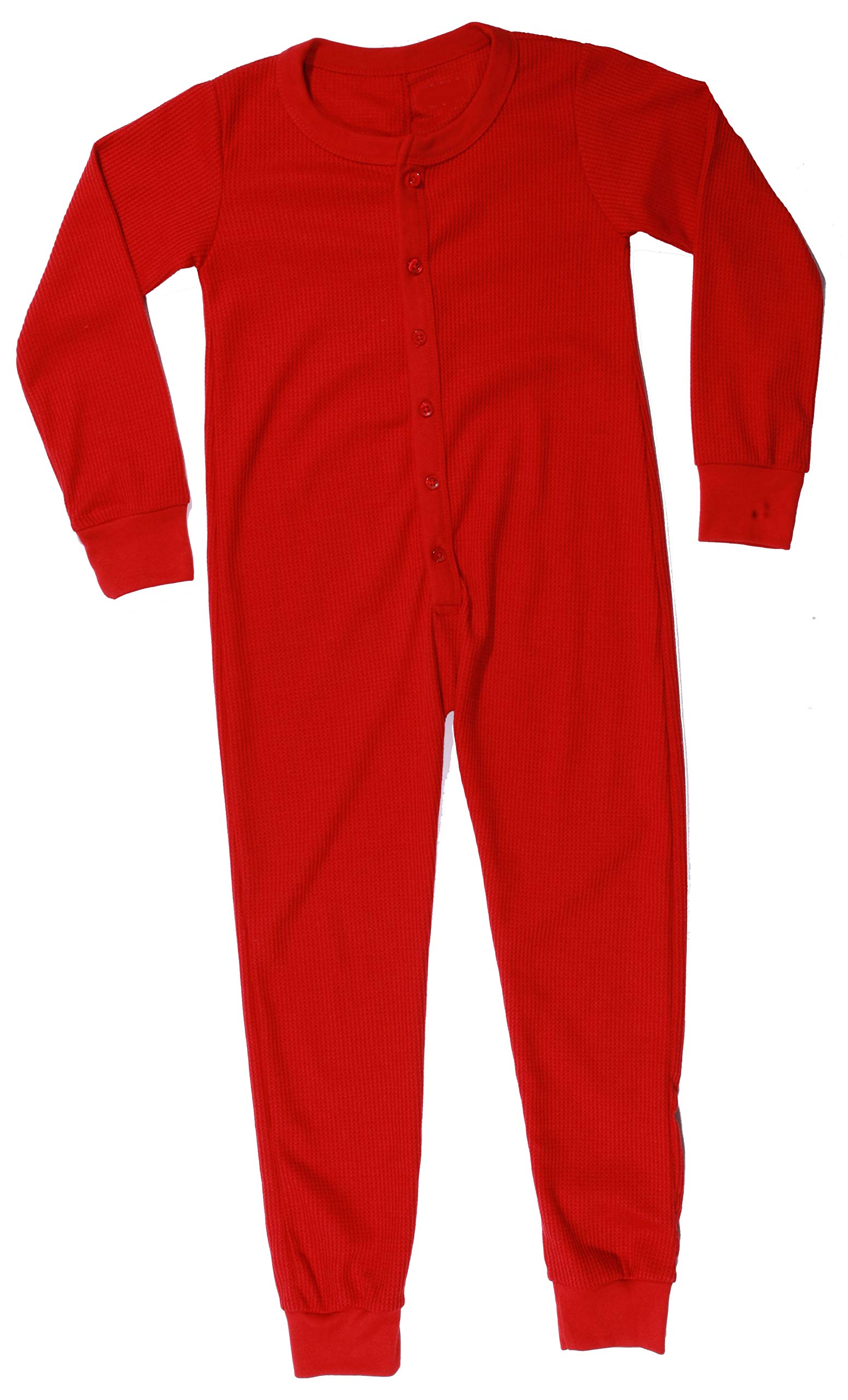 Just Love Thermal Union Suits for Girls 96363-RED-7-8