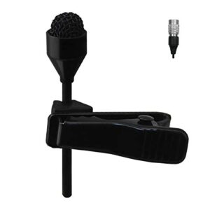 j k mic-j 044 lapel microphone lavalier microphone compatible with audio technica bodypack transmitter