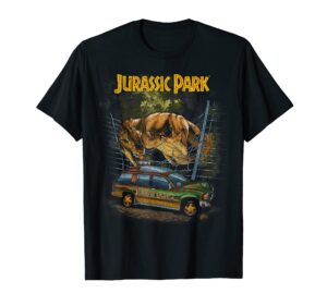 jurassic park vintage t-rex break out t-shirt