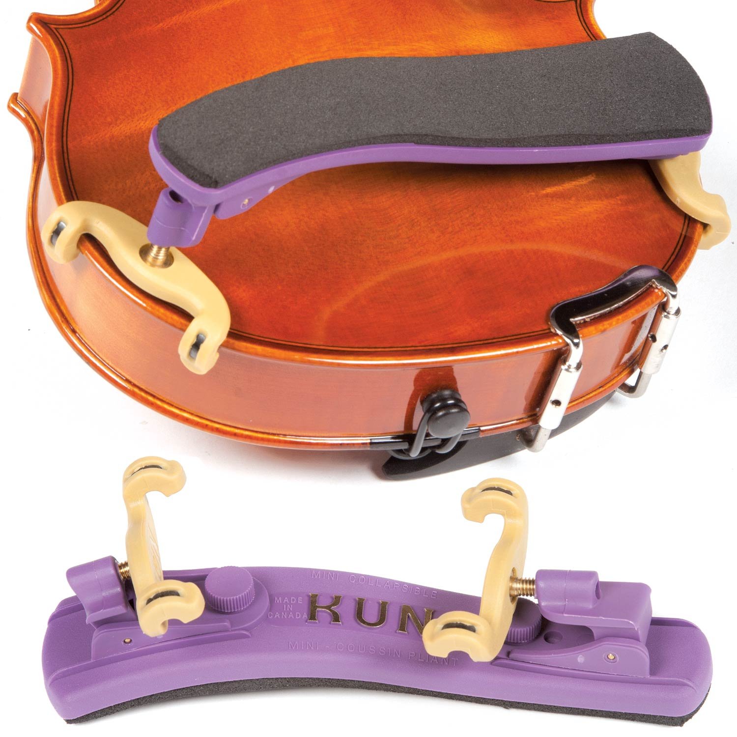 Kun Shoulder Rest - Collapsible Mini: Purple