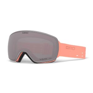 giro eave womens snow goggles silicone peach - vivid onyx/vivid infrared