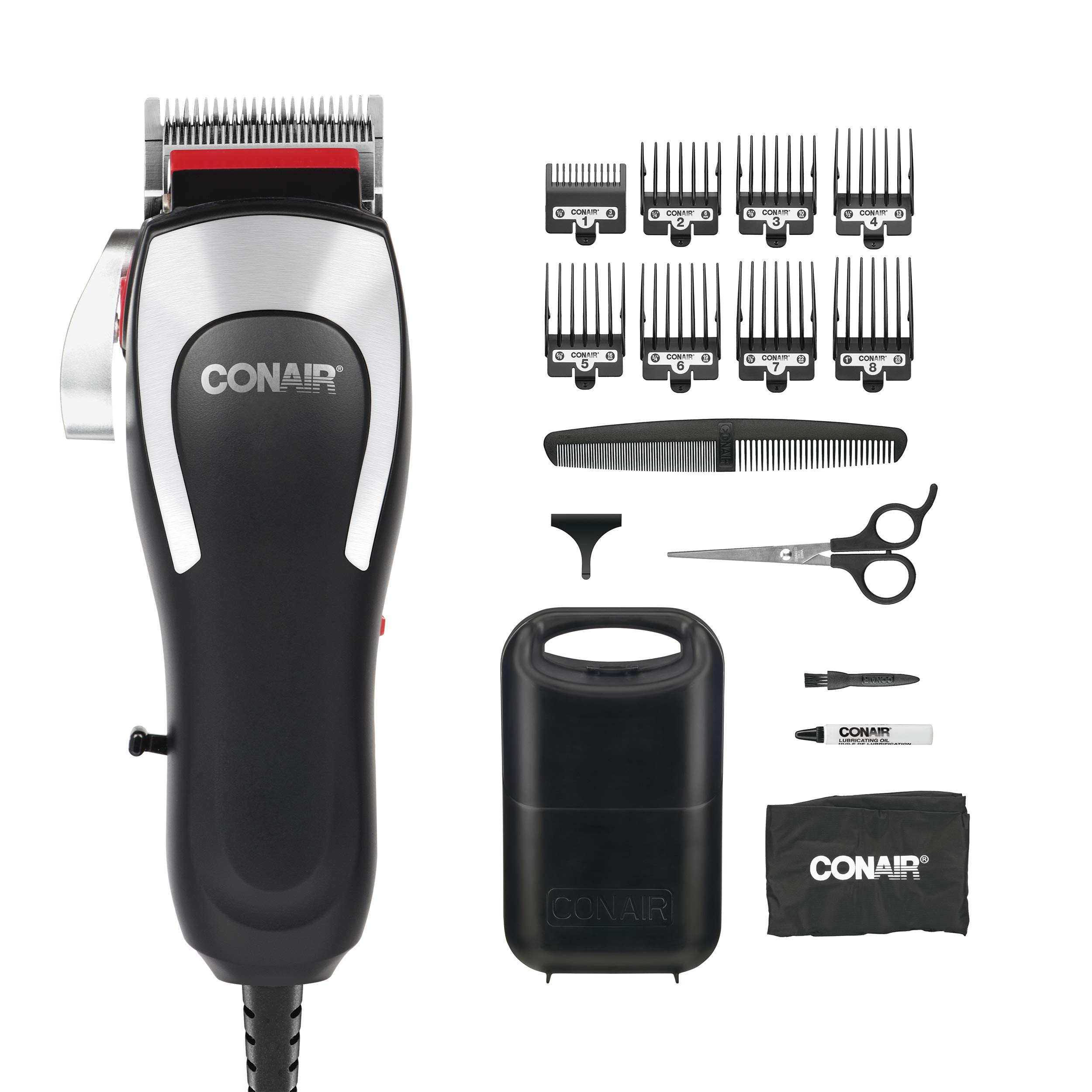 Conair Barber Hair Clippers, Barbershop Series Professional 16-Piece Hair Cutting Kit