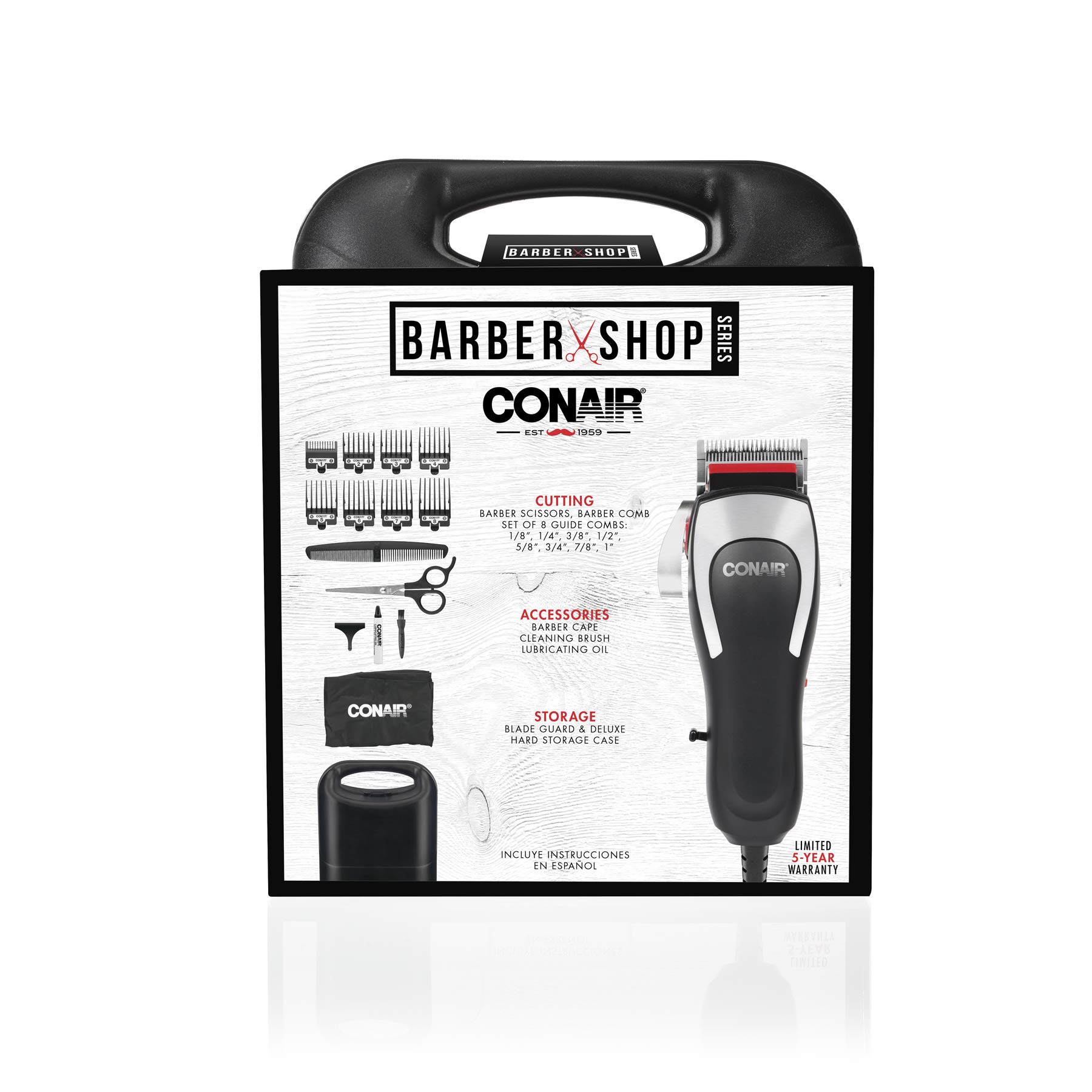 Conair Barber Hair Clippers, Barbershop Series Professional 16-Piece Hair Cutting Kit